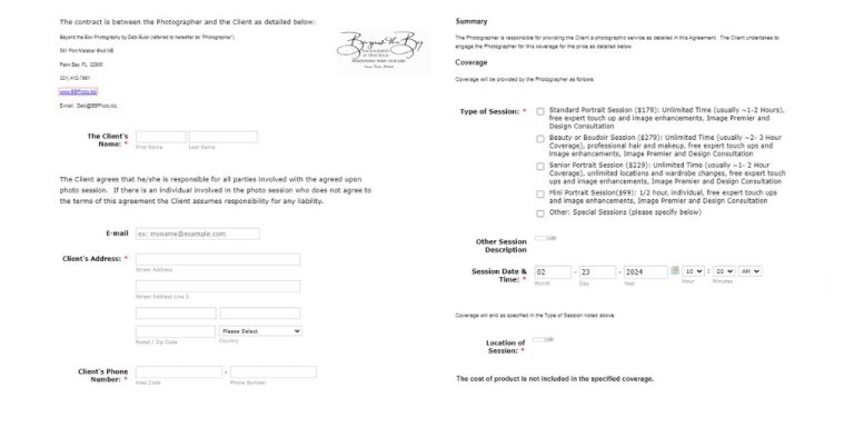 10 Must-Haves for Your Photography Agreement