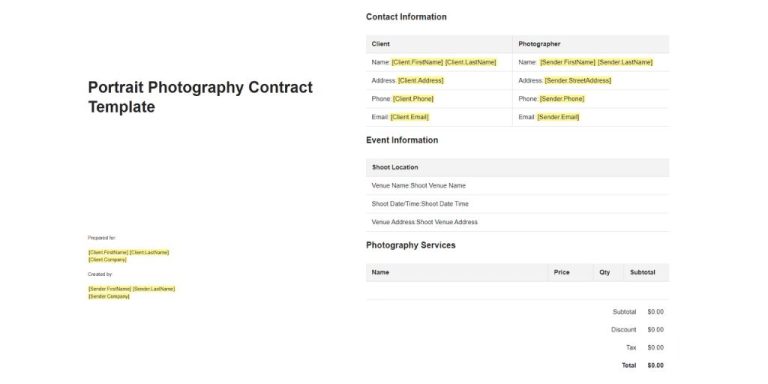 10 Must-Haves for Your Photography Agreement